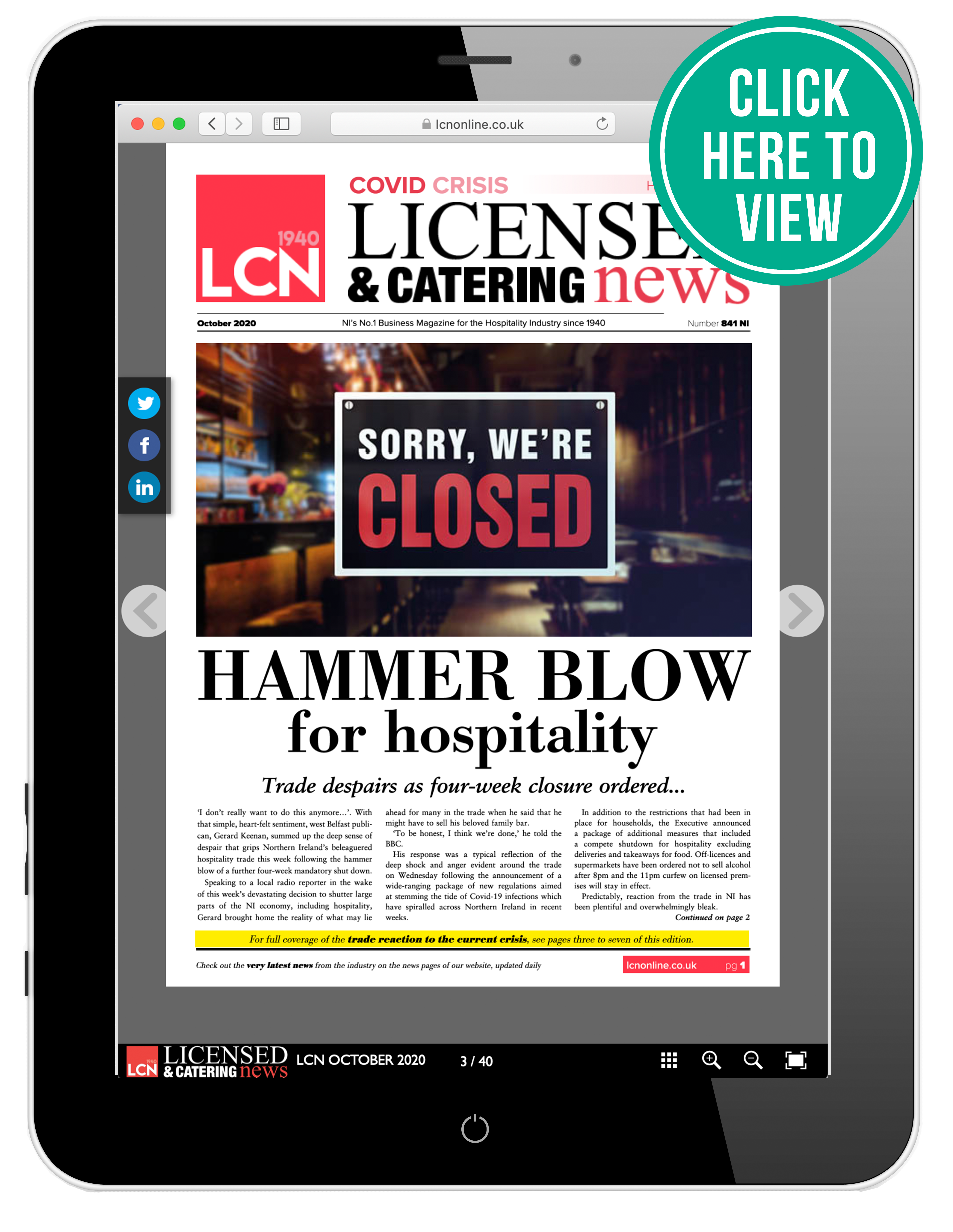 Licensed & Catering News (LCN) - News Coverage from the Local Trade