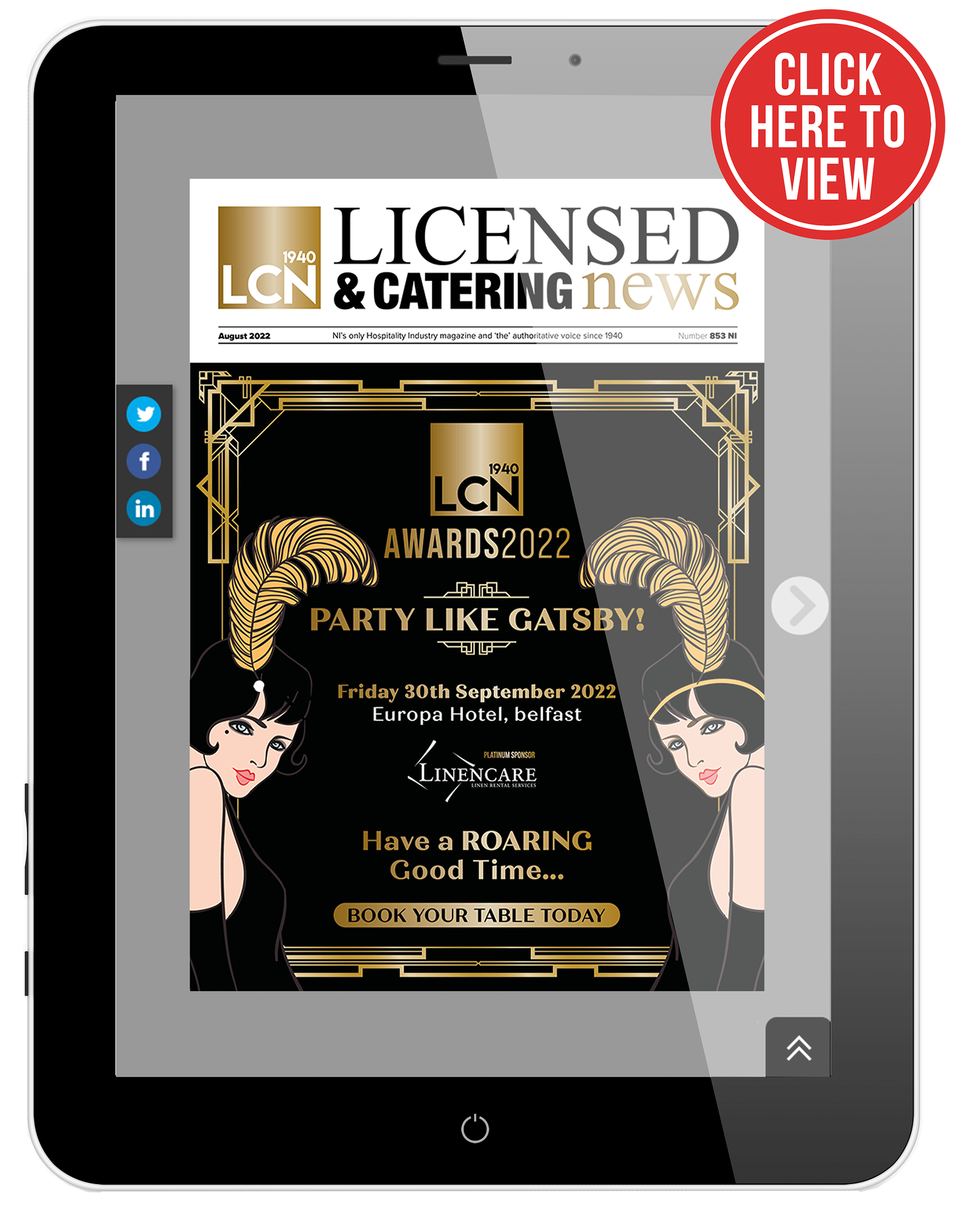 LCN Awards Gala Dinner - Book your Table - Licensed & Catering News ...